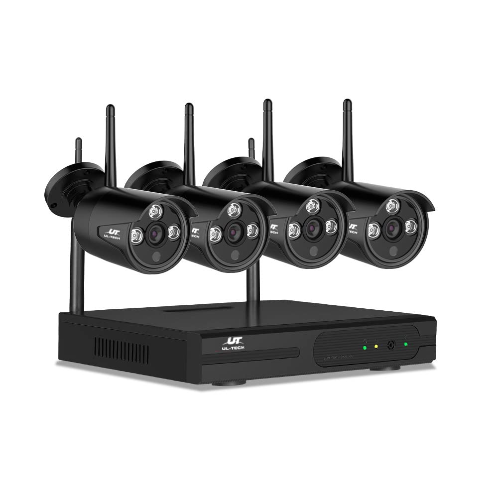 UL-TECH Wireless Camera Security, 8Ch 1080P Wi-Fi Video Surveillance ...