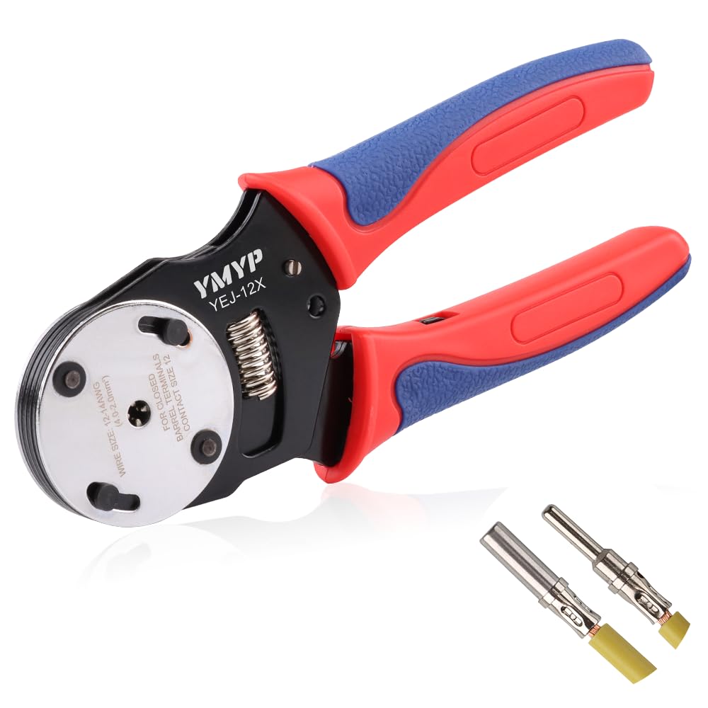 Deutsch Closed Barrel Crimper Size 12,4 Way Indent,8 Impression Type ...