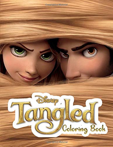 Buy Disney TANGLED Coloring Book: Disney TANGLED Coloring Book With 50 ...
