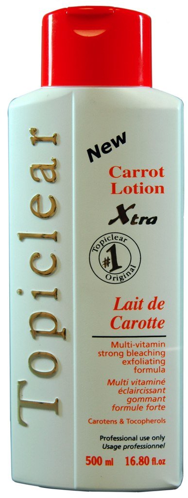 Amazon.com : Topiclear Carrot Lotion Xtra 16.8 oz. (500 ml) : Skin Care ...