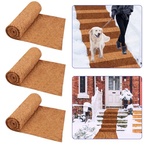 Snapklik.com : 3 Pack No Slip Ice And Snow Carpet Mats- 16 X 118 Inch ...