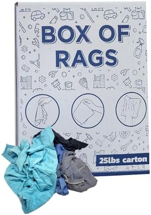 Amazon.com: SupremePlus Recycled Color Knit T-Shirt Cleaning Wiping ...