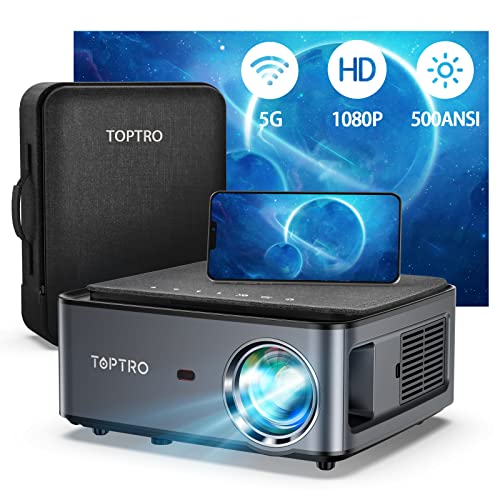 TOPTRO X1 Projector Review 5G WiFi Bluetooth Projector
