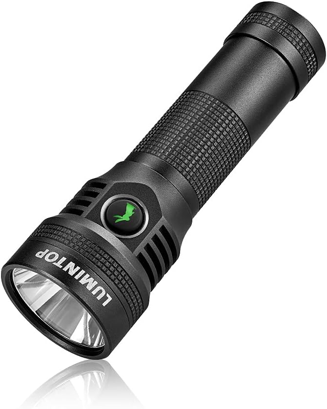LUMINTOP AK16 LED Police, High Lumens, USB C Rechargeable Flashlight ...
