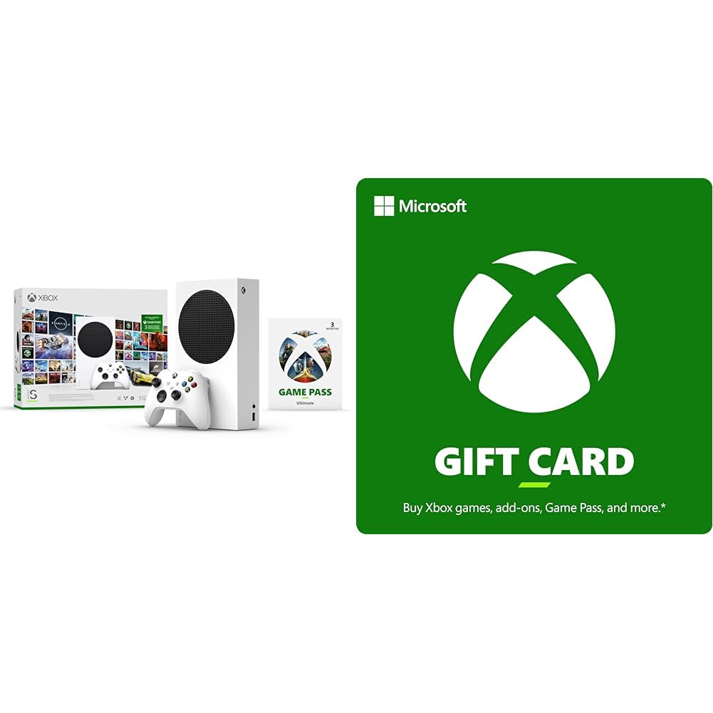 Amazon.com: Xbox Series S - Starter Bundle and $50 Gift Card : Video Games