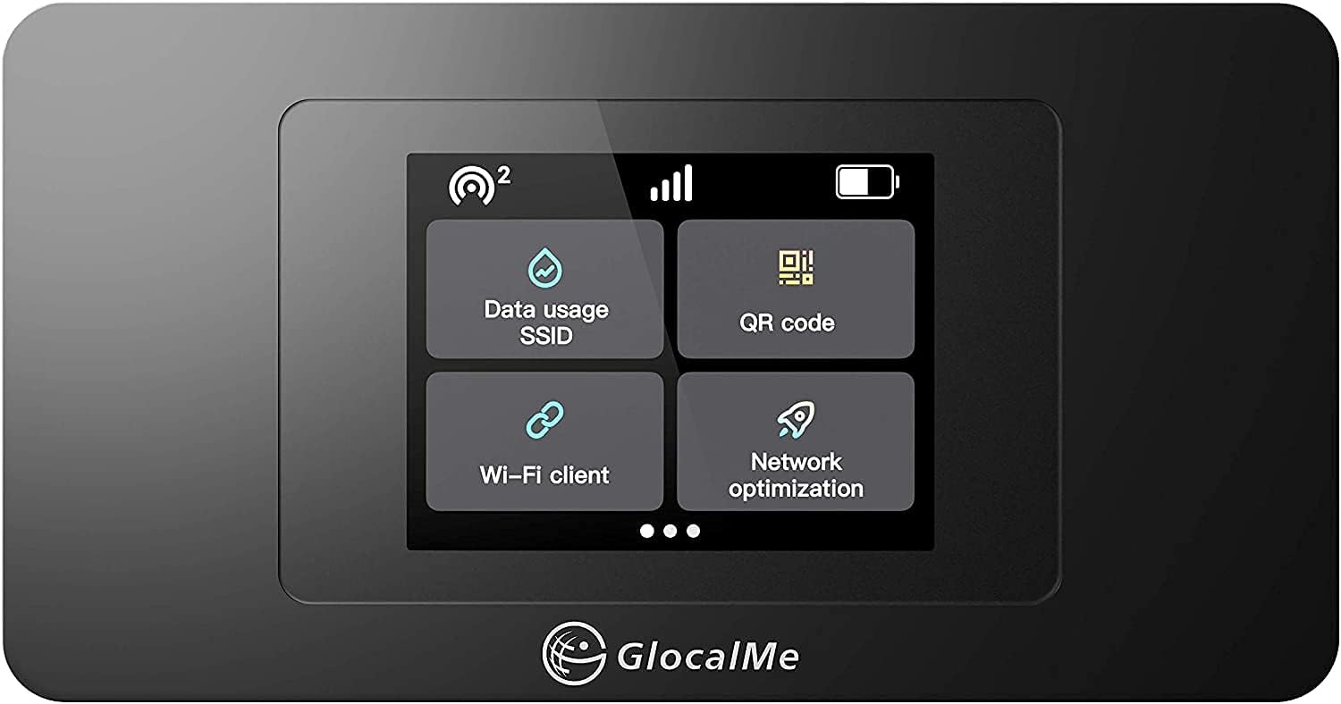 GlocalMe DuoTurbo 4G LTE Mobile Hotspot, Wireless WiFi Device for Home ...