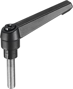 Amazon.com: uxcell Adjustable Clamping Lever Handle M8 x 30mm Metric ...