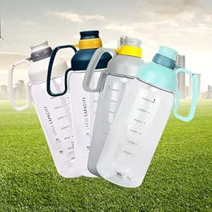 CODEMINT Motivational Water Bottle for Gym Hydration with Leakproof BPA Free Fitness Sports ...