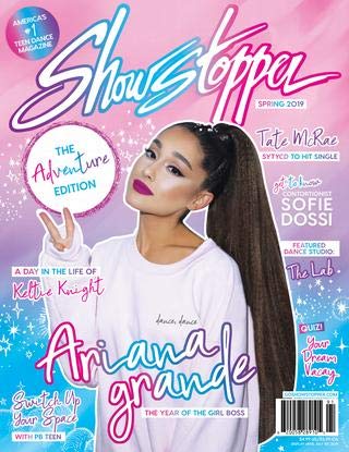 Showstopper Magazine (Spring, 2019) Ariana Grande Cover: Amazon.com: Books