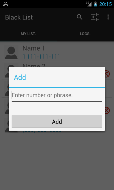 Blacklist - App on Amazon Appstore
