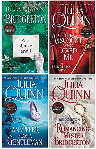 Bridgerton Series 4 Books Set by Julia Quinn (The Duke and I, Viscount ...
