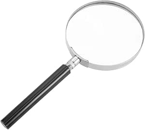 Amazon.com: Magnifying Glass, 90mm 3X Handheld Magnifier,Magnifying ...