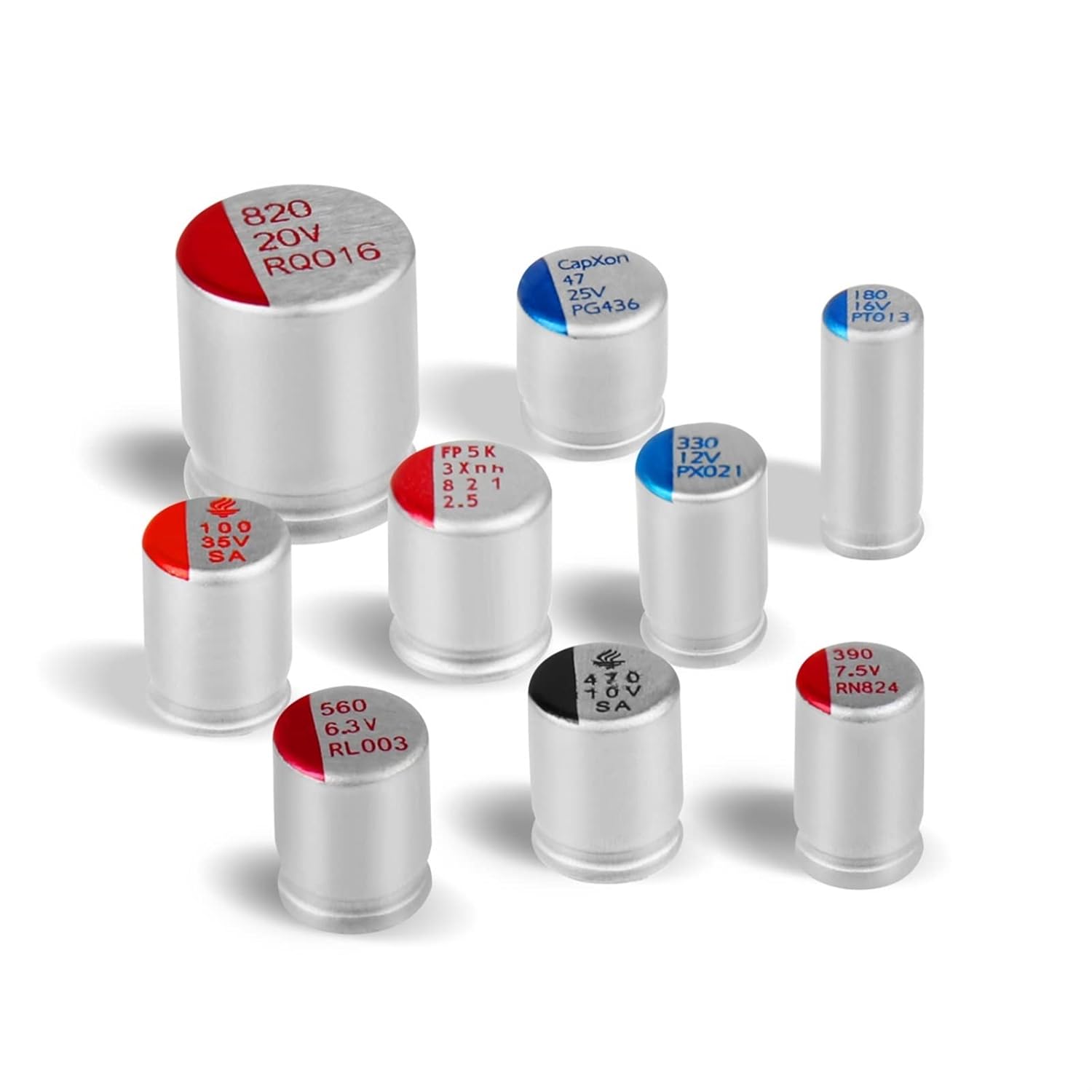 Energy Storage Elements 20PCS Solid Capacitor Motherboard 2.5V 3V 6.3V ...