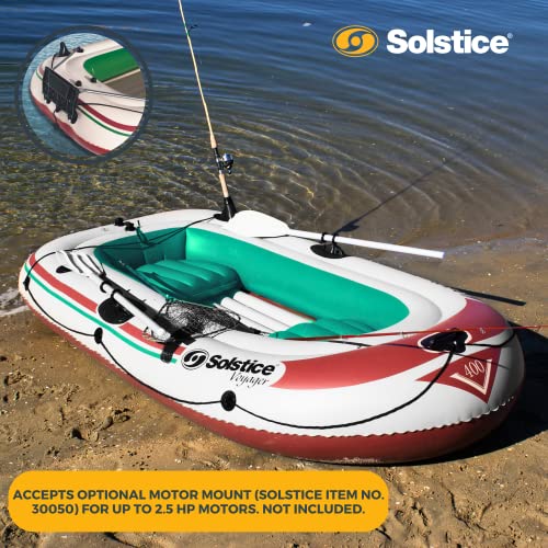 Snapklik.com : Solstice Voyager 4-Person Inflatable Fishing Boat ...