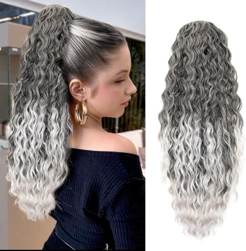 Amazon.com : Ponytail Extension Drawstring Ponytail for Black Women 24 ...