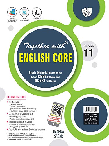 Together with English Core Study Material for Class 11: 9789389798890 ...