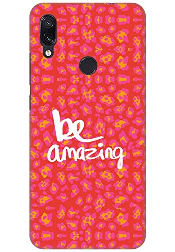 Be Amazing Printed Back Cover Phone Case for Redmi Note 7S Back Cover ...
