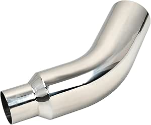 Amazon.com: FGJQEFG 4 Inch Stainless Steel Polished Diesel Exhaust Elbow Tip,4'' Inlet 6 ...