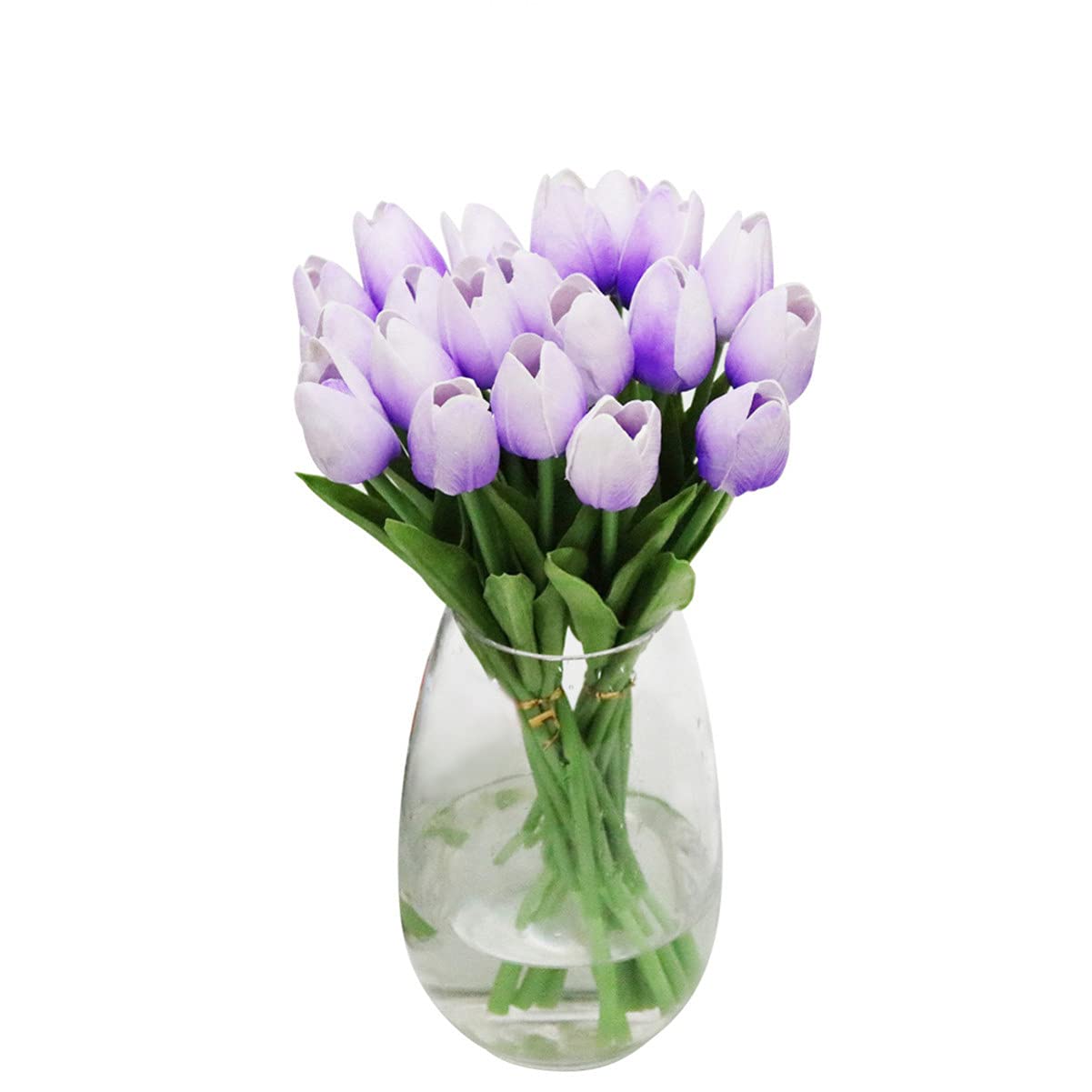 Purple And White Tulip Bouquet