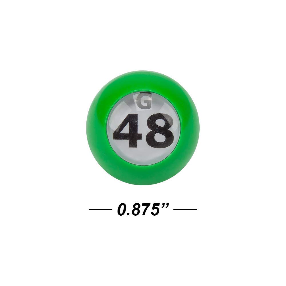 Buy Bingo Game Master Board and 7/8-Inch Multi-Color Plastic Bingo ...