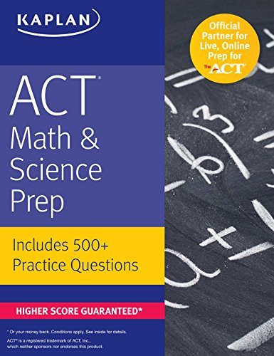 ACT Math & Science Prep: Includes 500+ Practice Questions ...