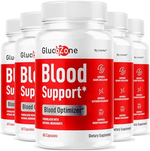 Amazon.com: (5 Pack) GlucoZone Blood Support - GlucoZone Capsules ...