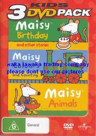 Amazon.com: Maisy: Kids 3 DVD Pack - Maisy Birthday/Maisy Colours and ...