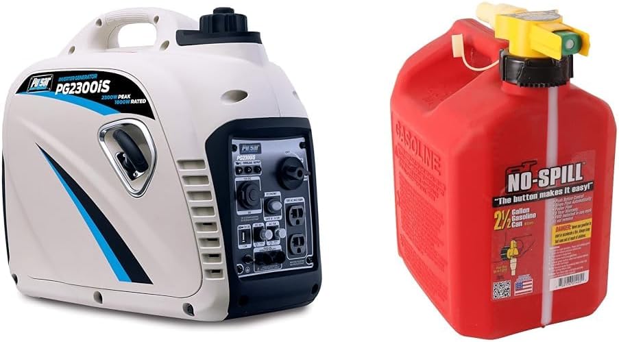 Amazon.com : Pulsar PG2300iS 2,300W Portable Super Quiet Gas-Powered ...