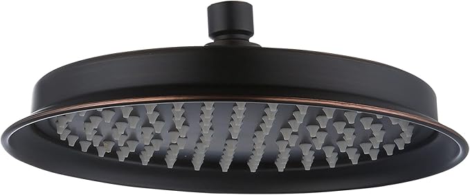 Oil Rubbed Bronze Antique Shower Head Replacement, 9 Inch Round Rain ...