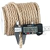 Amazon.com: jijAcraft Jute Rope 5/16 Inch,66 Feet Natural Jute Twine ...