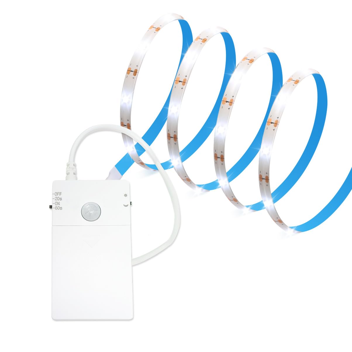 Amazon.com: Litupshow Motion Sensor Led Light Strip Battery Powered ...