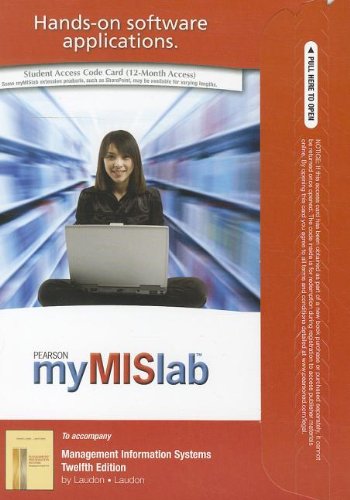 MyLab MIS with Pearson eText - Access Card - for Management Information ...
