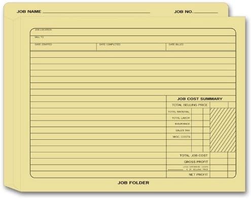 Amazon.com : EGP Expandable Job Folder, 12" x 10", 50 Folders : Office ...