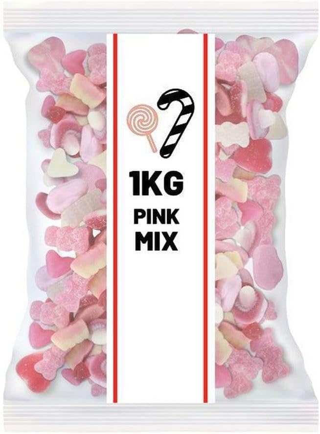 1kg Value Pick N Mix Sweets Bag 1kg Pink Sweets Mix : Amazon.co.uk: Grocery