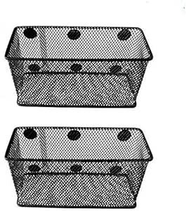 Amazon.com: Magnetic Basket Set of 2 - Mesh Organizer and Holder on ...