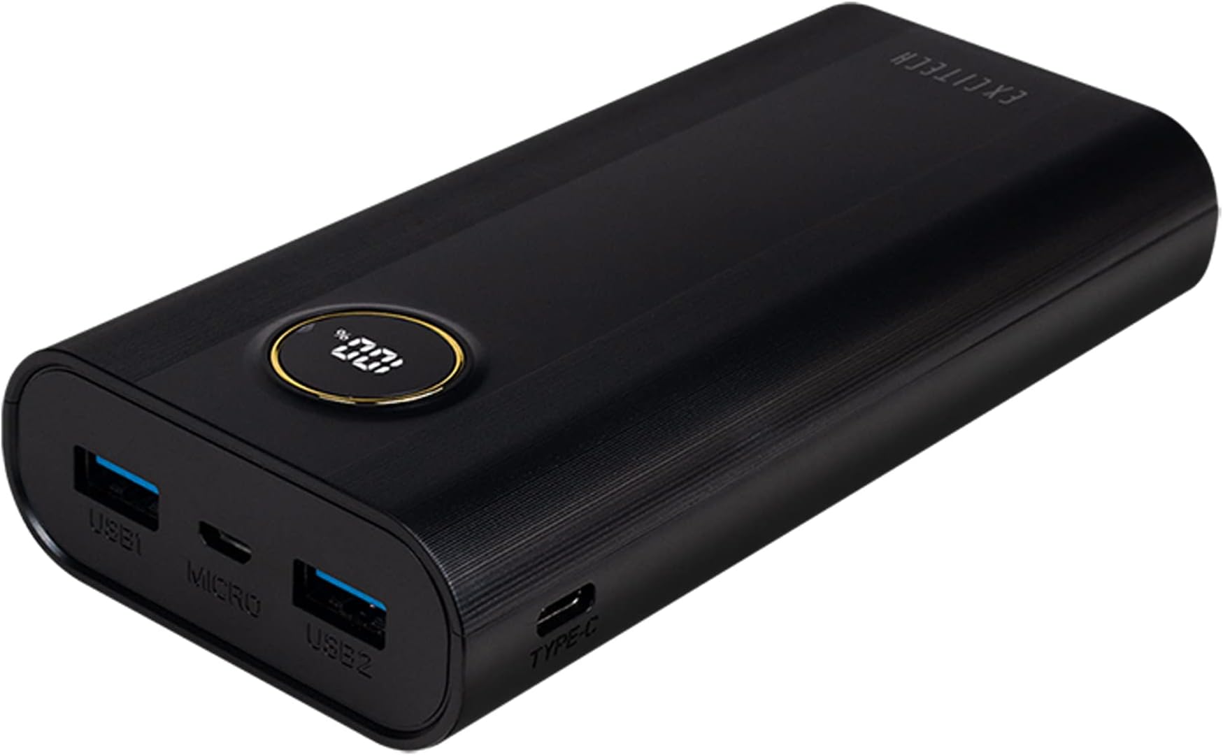 Amazon | モバイルバッテリー【大容量20,000mAh】急速充電 (USB-A×2 Type-C出力/入力 2デバイス同時充電可) PSE認証済み Excitech 【EXB01】加熱 ...