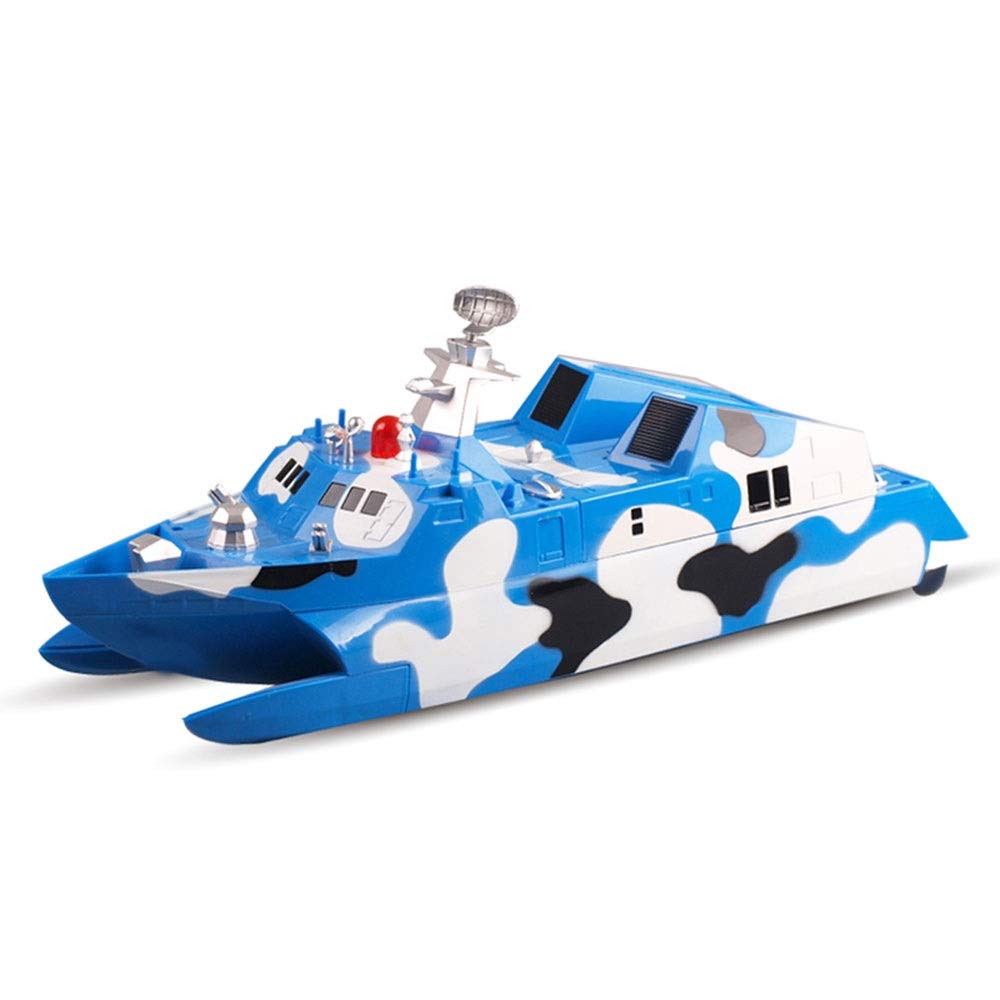 Buy TBFEI RC 2.4GHZ Remote Control Boat Pull Fish Net Warship Toy Ship ...