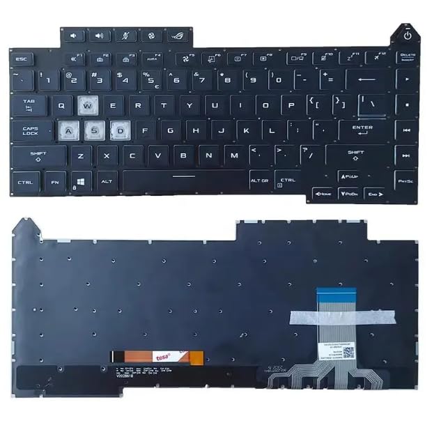 ASICTRON Replacement Keyboard for Asus ROG Strix G15 G513 G513Q G513QM ...