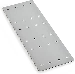 3-Tier Straight Flat Galvanised Steel Railway Sleeper Bracket - Metal ...