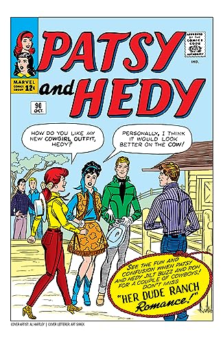 Amazon.com: Patsy and Hedy (1952-1967) #90 eBook : Lee, Stan, Hartley ...