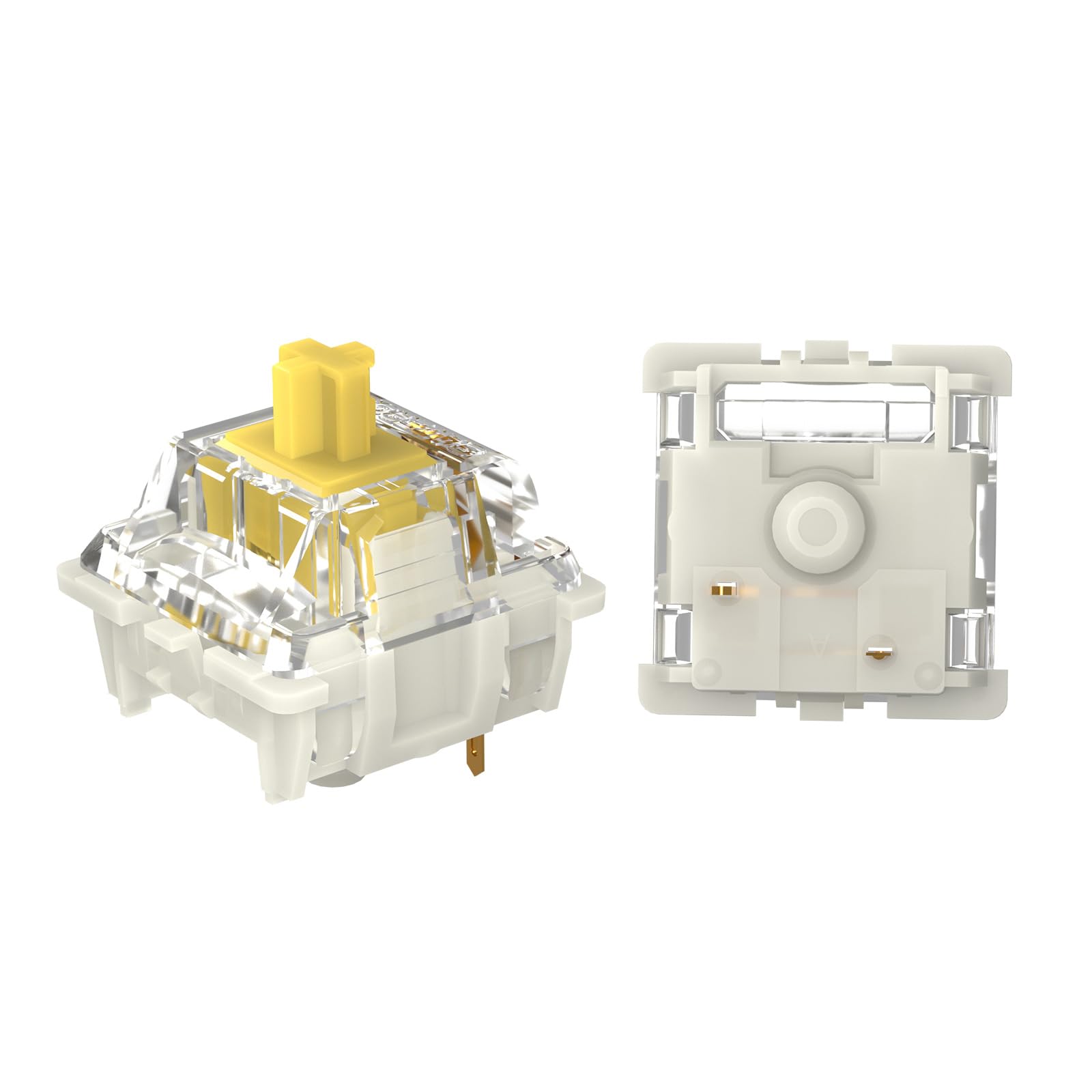 Amazon.com: GATERON G Yellow Pro Keyboard Switches, RGB LED Linear Pre ...