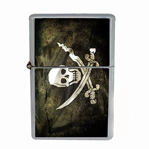 Buy Vintage Pirate Ship Flip Top Oil Lighter S7 Smoking Smoker Includes ...