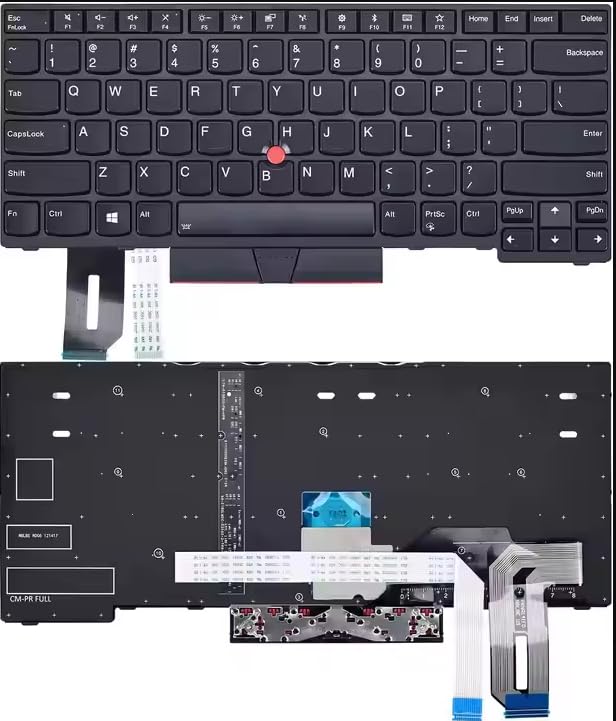 ASICTRON Replacement Keyboard for Lenovo Thinkpad T480S T490 E480 E490 ...