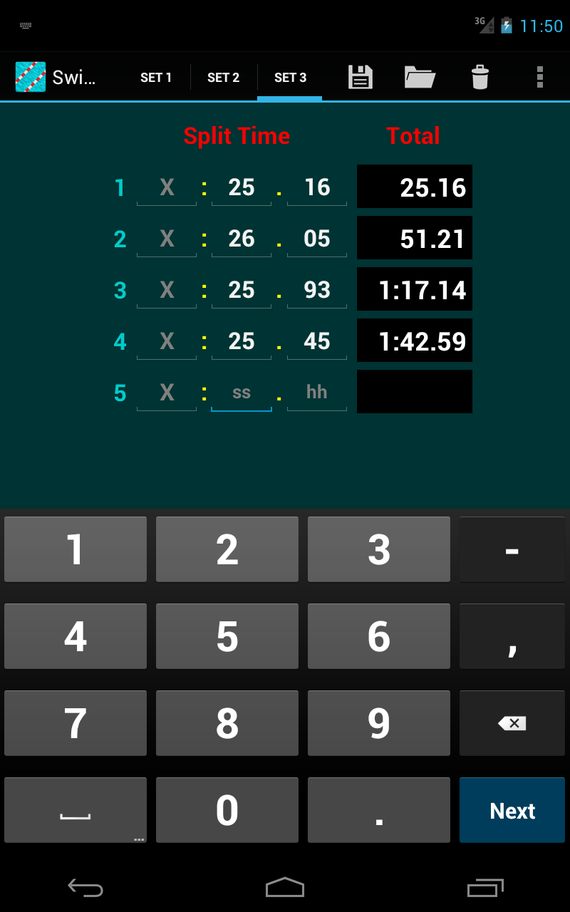 Swim Splitter Split Calculator - App on Amazon Appstore