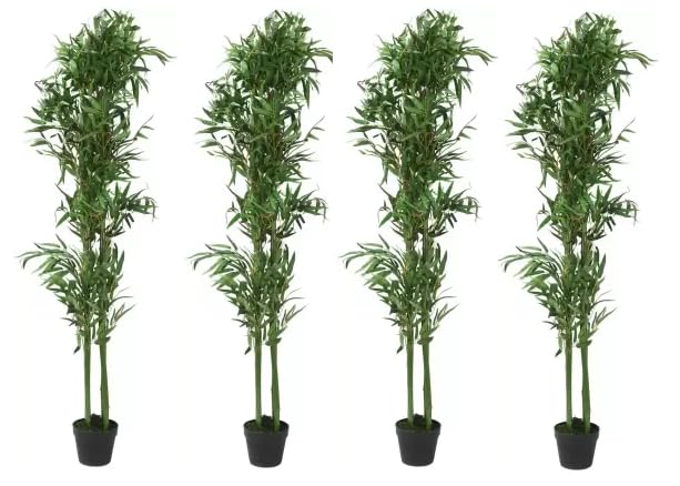 Buy BigBamboo1512 Artificial Bamboo Tree Pack of 4 PCS Online at Low ...