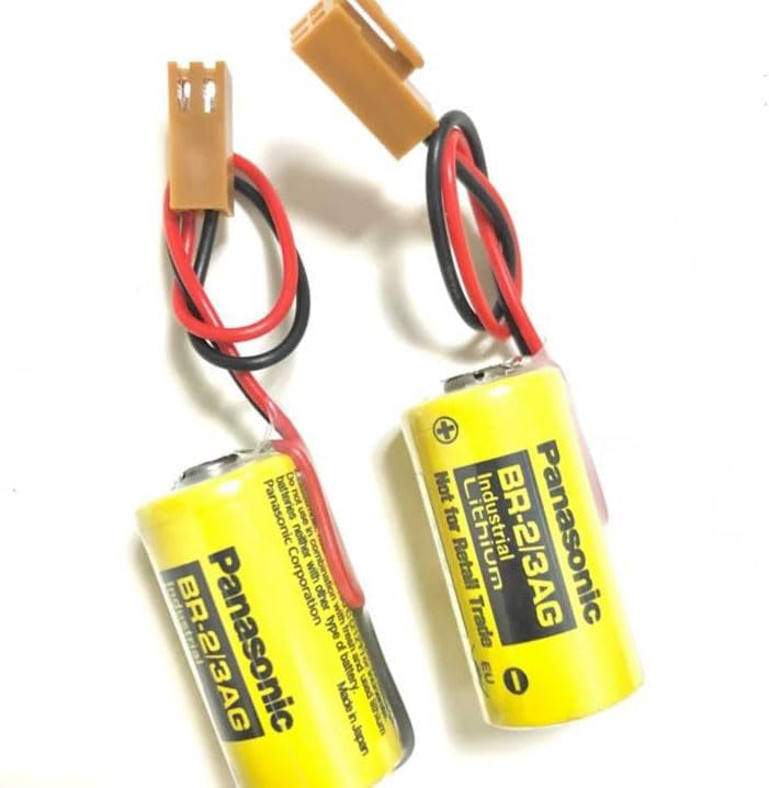 Amazon.com: (2Pcs/Set) BR-2/3A BR17335 PLC Battery 3V 1200mAh BR-2/3AG ...