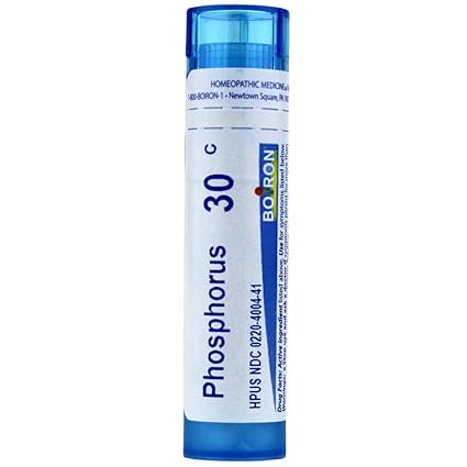Amazon.com : Boiron Homeopathic Medicine Phosphorus, 30C Pellets, 80 ...