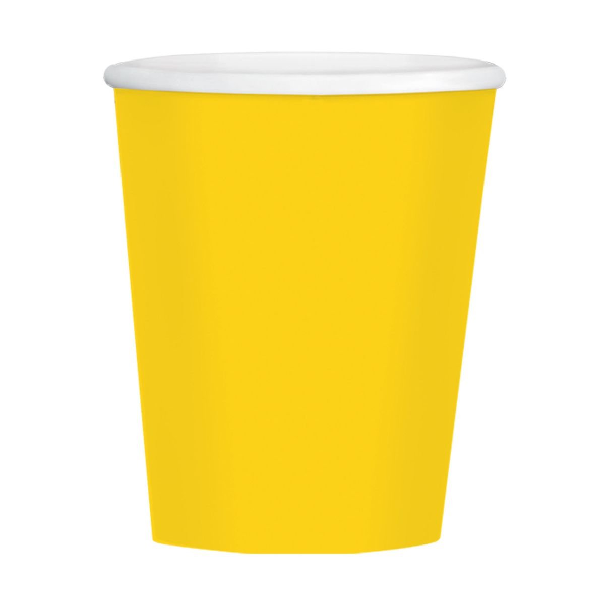 Amazon.com: Vibrant Yellow Sunshine Paper Cups (Pack of 50) - 12 oz ...