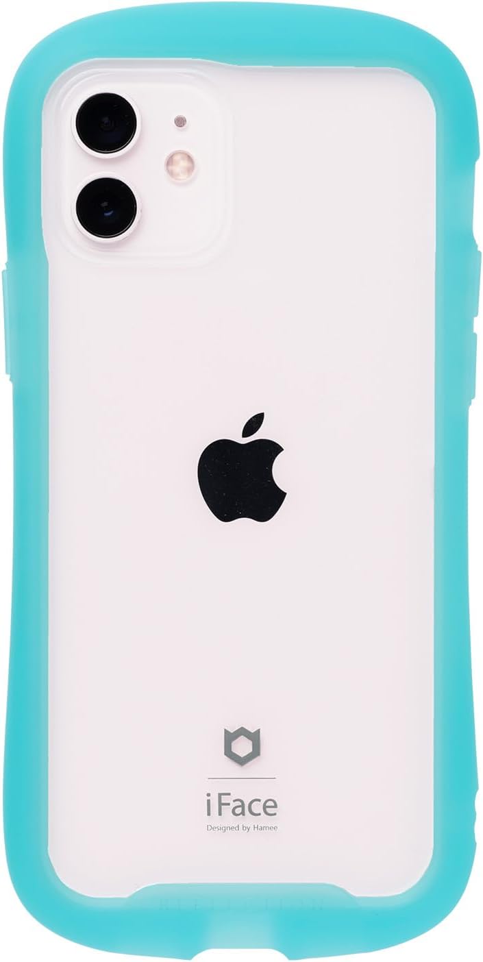 Amazon.co.jp: iFace Reflection iPhone 12 Pro 用 ケース 強化ガラス iPhone12 クリア ケース (ペールブルー) ガラスフィルム セット ...