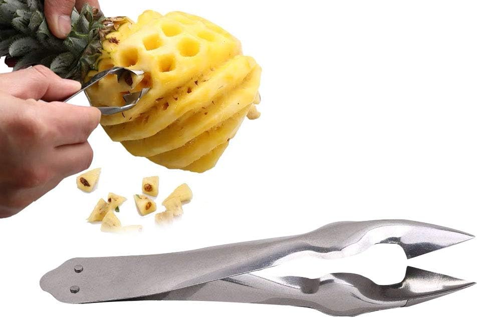 Amazon.com: Wixine 2Pcs Stainless Steel Pineapple Peeler Remover Fruit ...